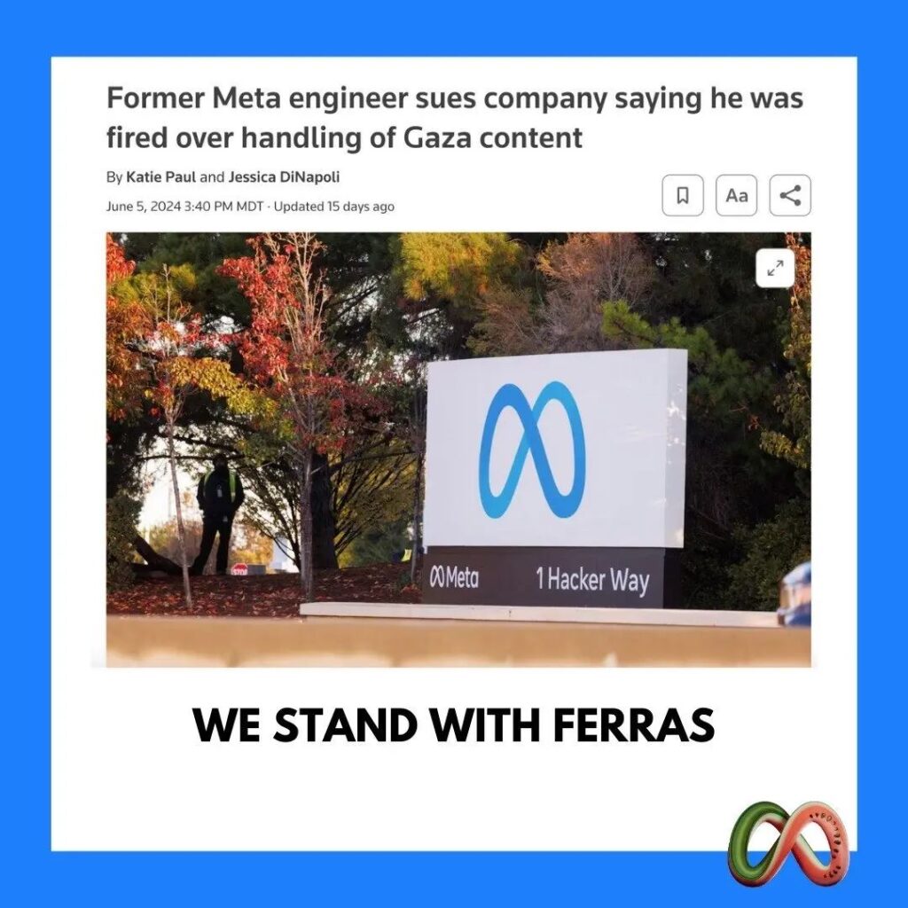 Statement on META’s Wrongful Termination of Ferras Hamad ...