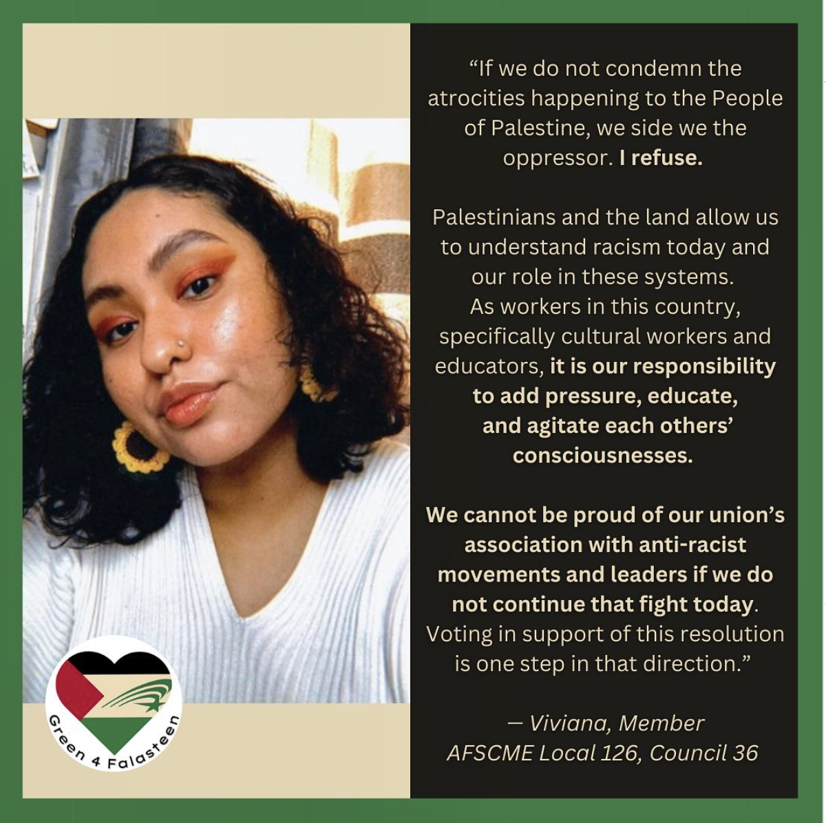 Viviana, Member of AFSCME Local 126, Council 36 in Los Angeles, is a ...
