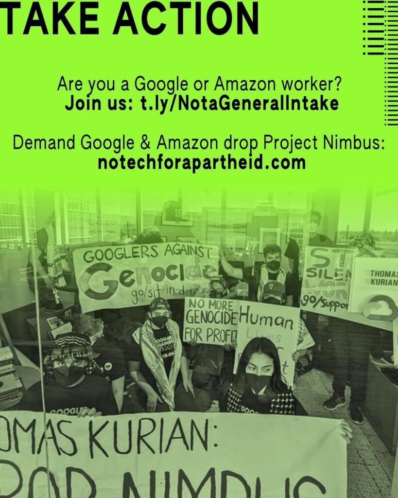 What is Project Nimbus (No Tech For Apartheid) | Labor for Palestine