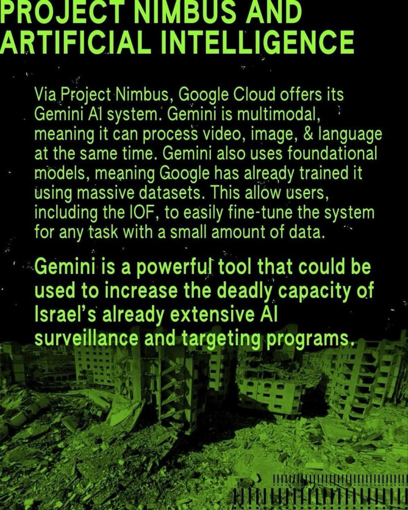 What is Project Nimbus (No Tech For Apartheid) | Labor for Palestine