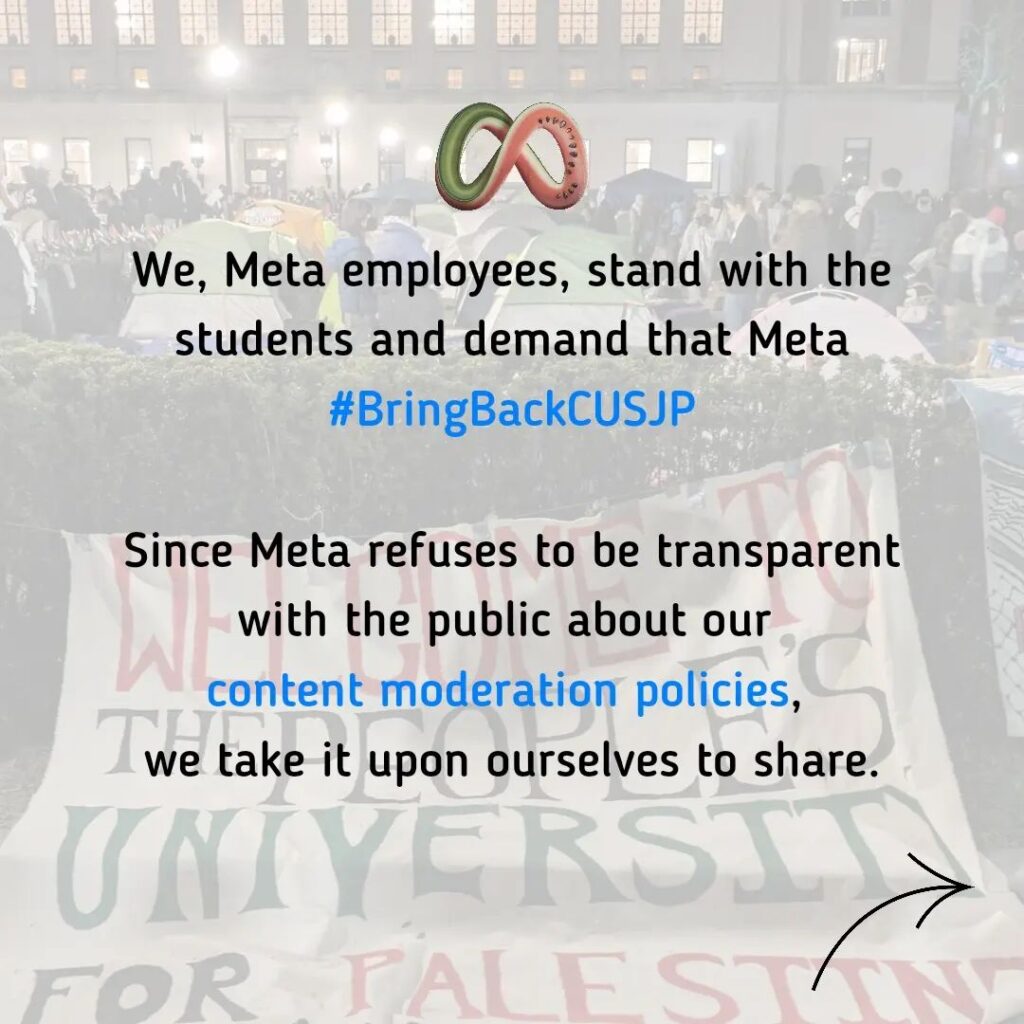 Why is Meta banning student accounts advocating for justice in ...