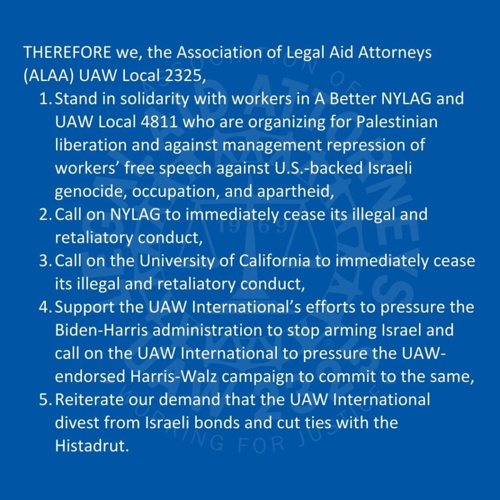 Solidarity With Workers In A Better NYLAG and UAW Local 4811 Organizing ...