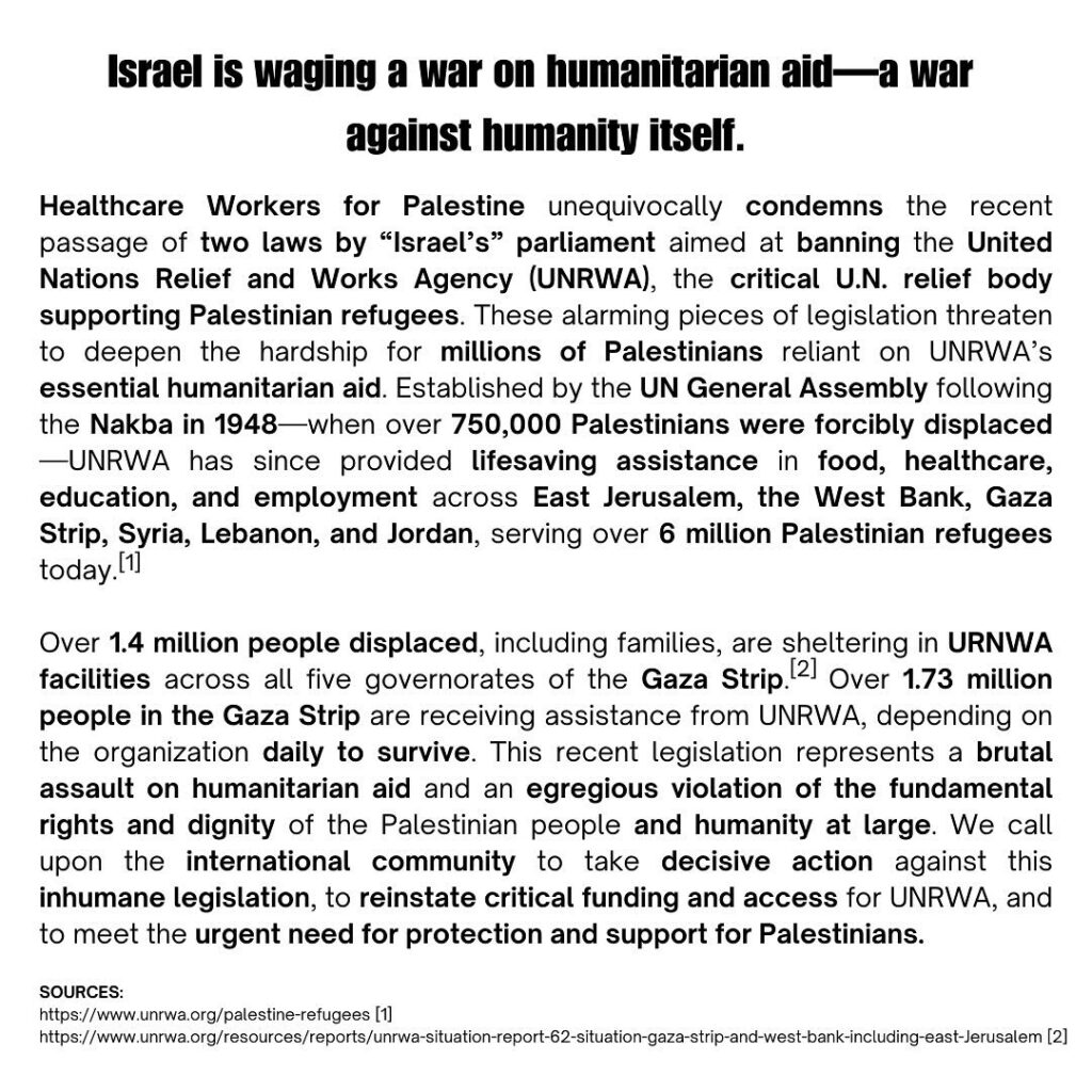 Israel is Waging a War on Humanitarian Aid — a War Against Humanity ...