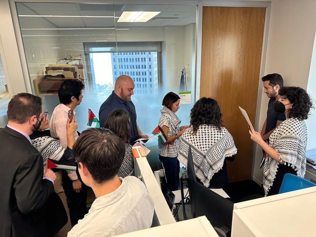 Today, members of A Better NYLAG delivered a letter written by members ...