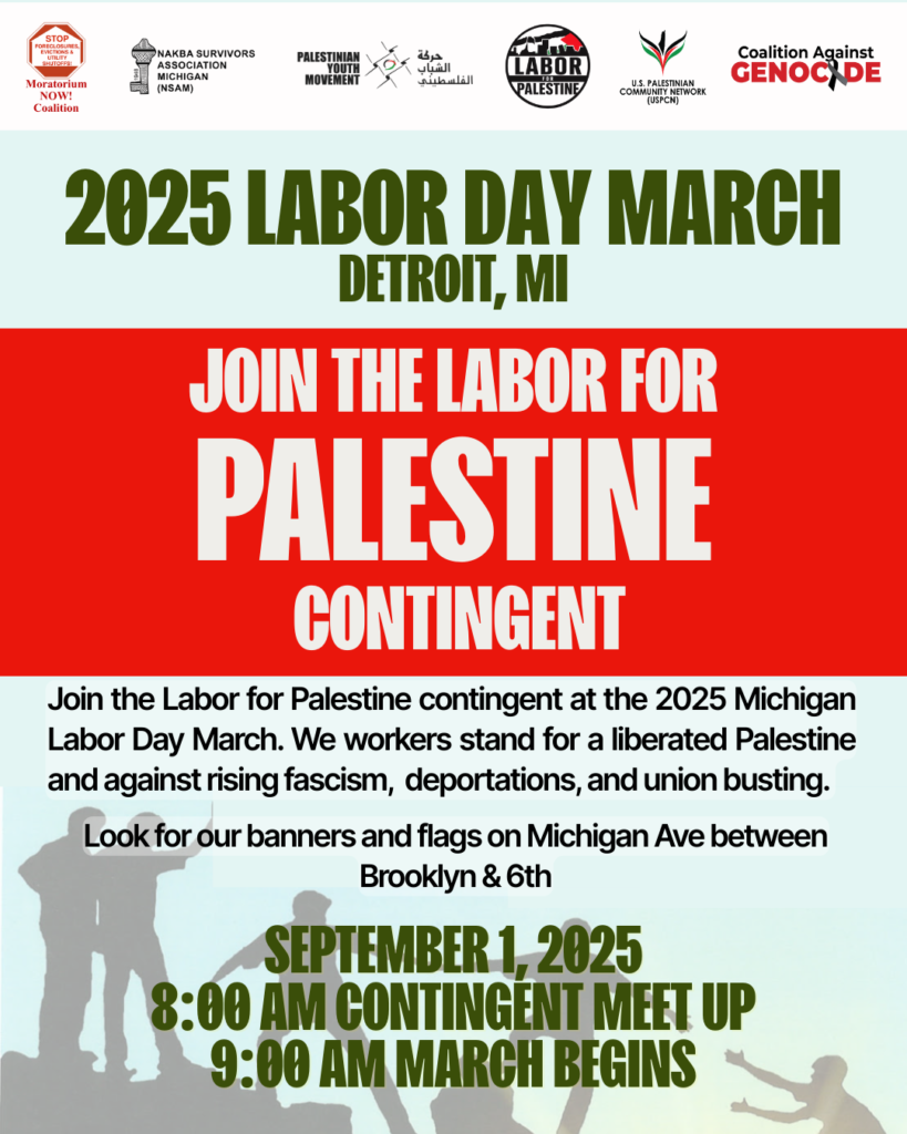 Join the Labor for Palestine Contingent at the 2025 Labor Day March in ...